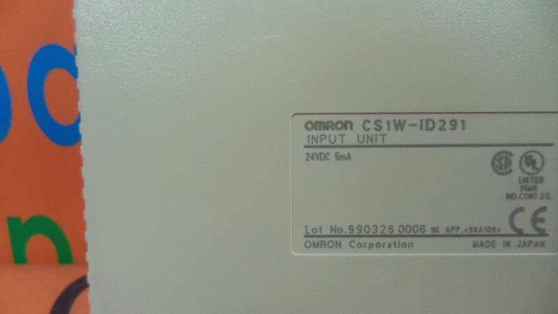 OMRON INPUT UNIT CS1W-ID291 - 裕益科技自動化設備可程式編碼器PLC分散式控制系統DCS